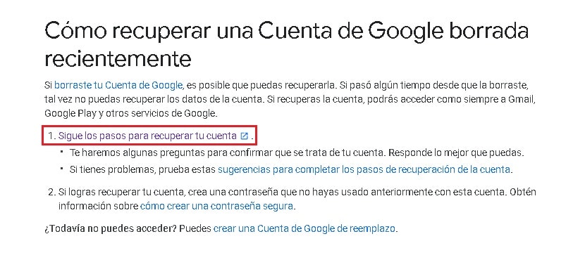 ¿Cómo Recuperar Cuenta de Gmail/ Google Borrada? [Actualizado 2025]